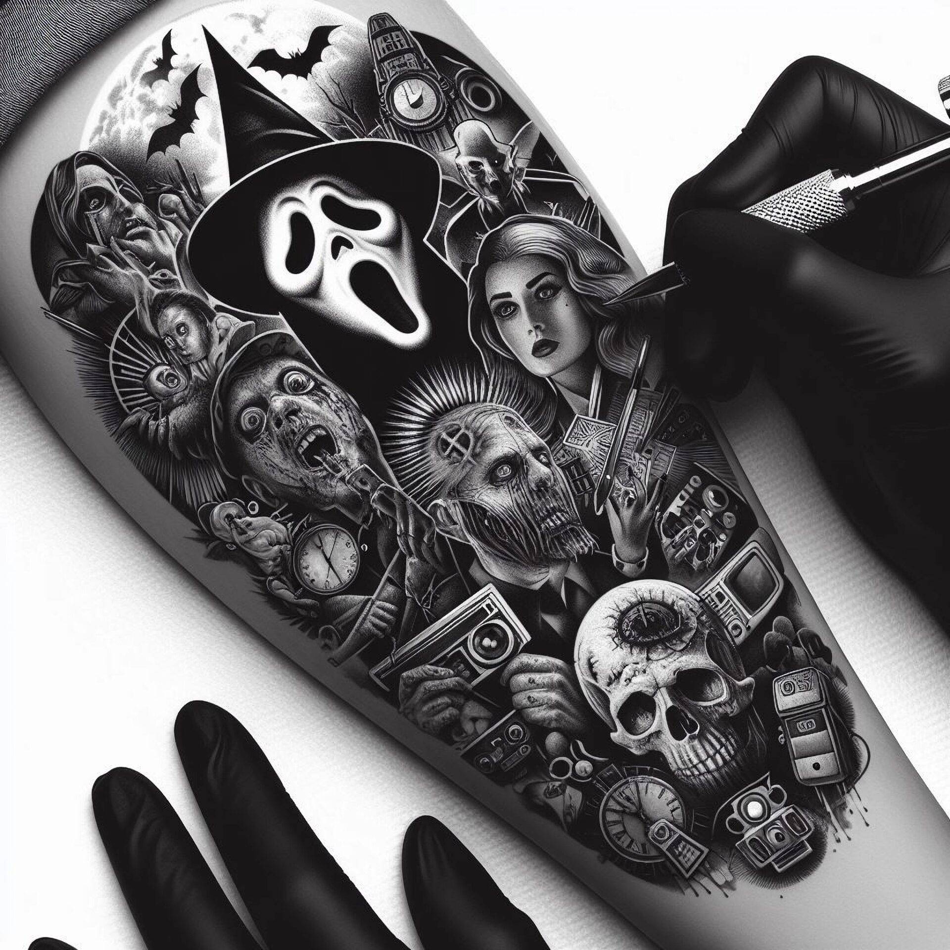 These Small Simple Horror Movie Tattoos for Hand will leave you Haunted ...
